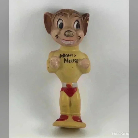 Other | 195s Vintage Mighty Mouse Vinyl Squeaky Figure | Poshmark